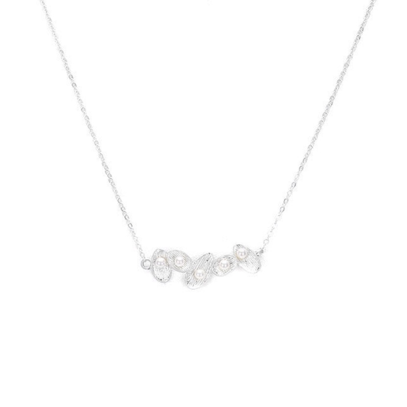 Pearl Cluster Pendant Necklace - Silver – Alison + Aubrey